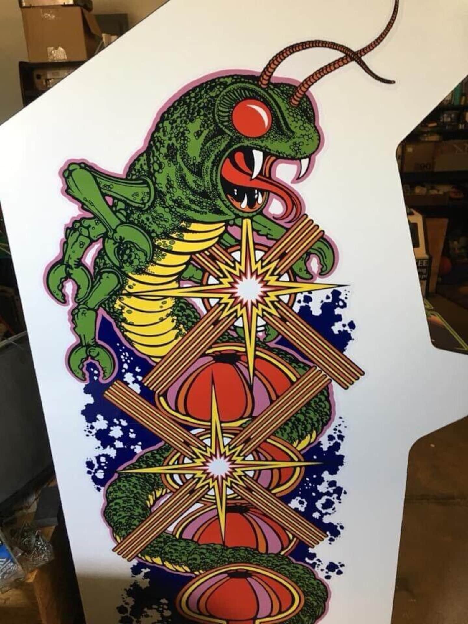 Centipede Arcade Side Art 2pc Die Cut No White Background High Quality ...