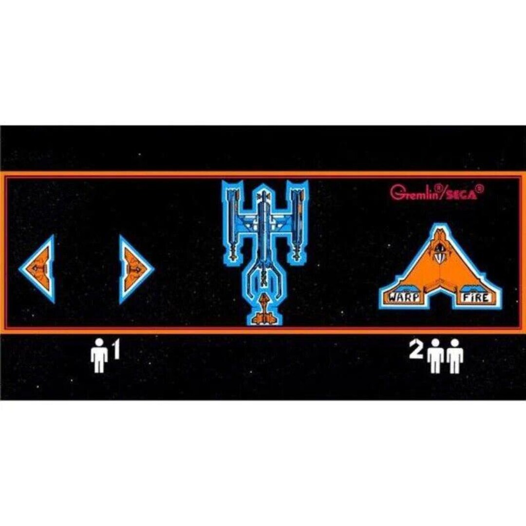 Astro Blaster Arcade Control Panel Overlay CPO Textured Laminate - Etsy