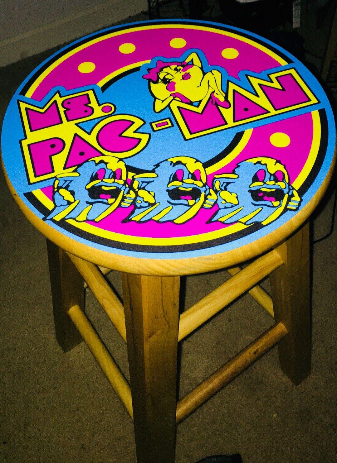 Galaga Arcade Bar Stool Decal Only Scratch Resistant Polycarbonate ...