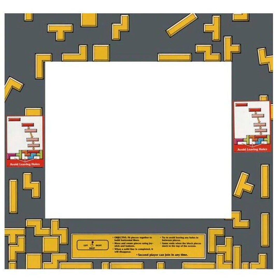 Tetris Arcade Bezel Artwork Sticker Decal - Etsy