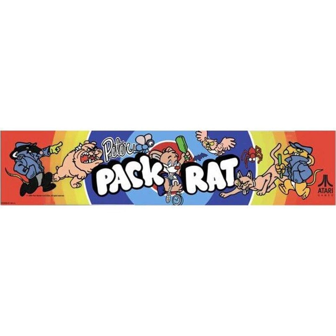 Peter Pack Rat Arcade Marquee High Quality Translite - Etsy