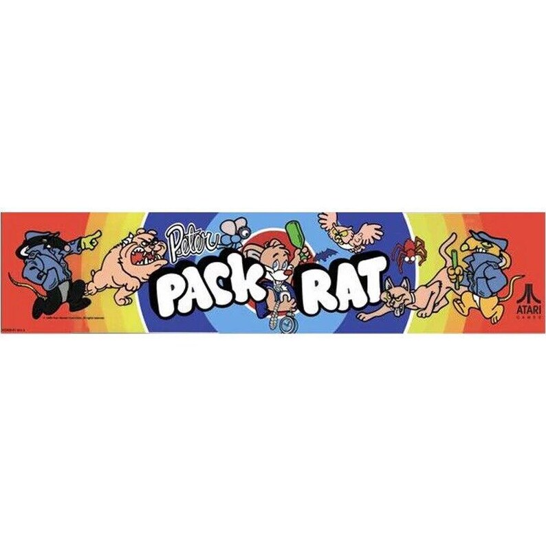 Peter Pack Rat Arcade Marquee High Quality Translite - Etsy