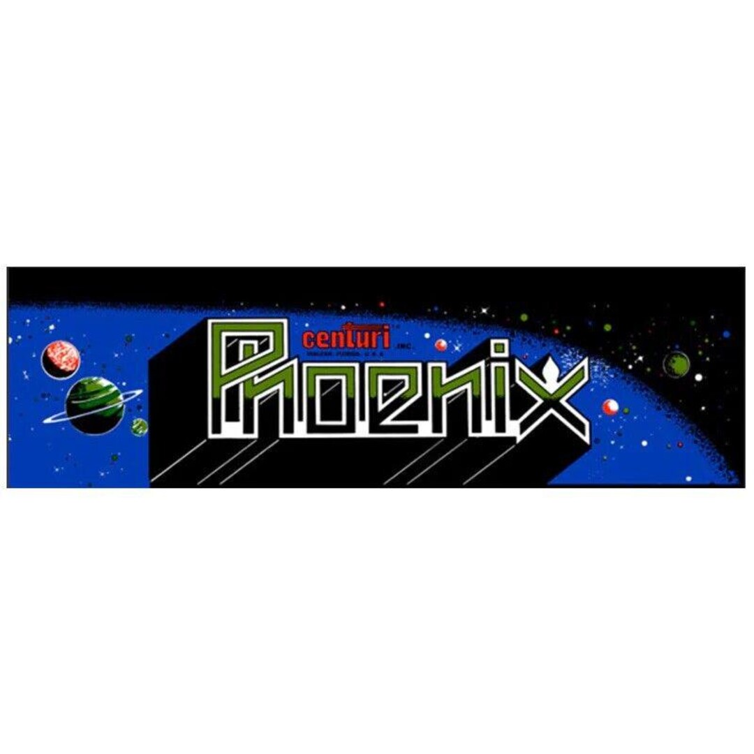 Phoenix Arcade Marquee High Quality Translite Backlit - Etsy