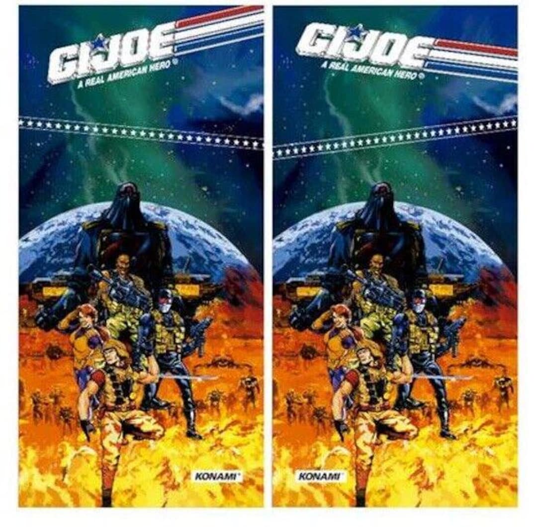 GI Joe Arcade Side Art 2 Piece Set Laminated High Quality Restoration ...