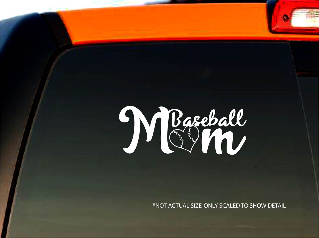 Baseball Mom Sticker Decal Window Decal - Mom Life Sticker - Truck ...