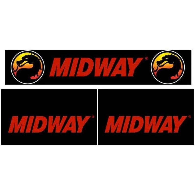 Mortal Kombat Arcade Control Panel Box Art Artwork Overlay MK CPO Side ...