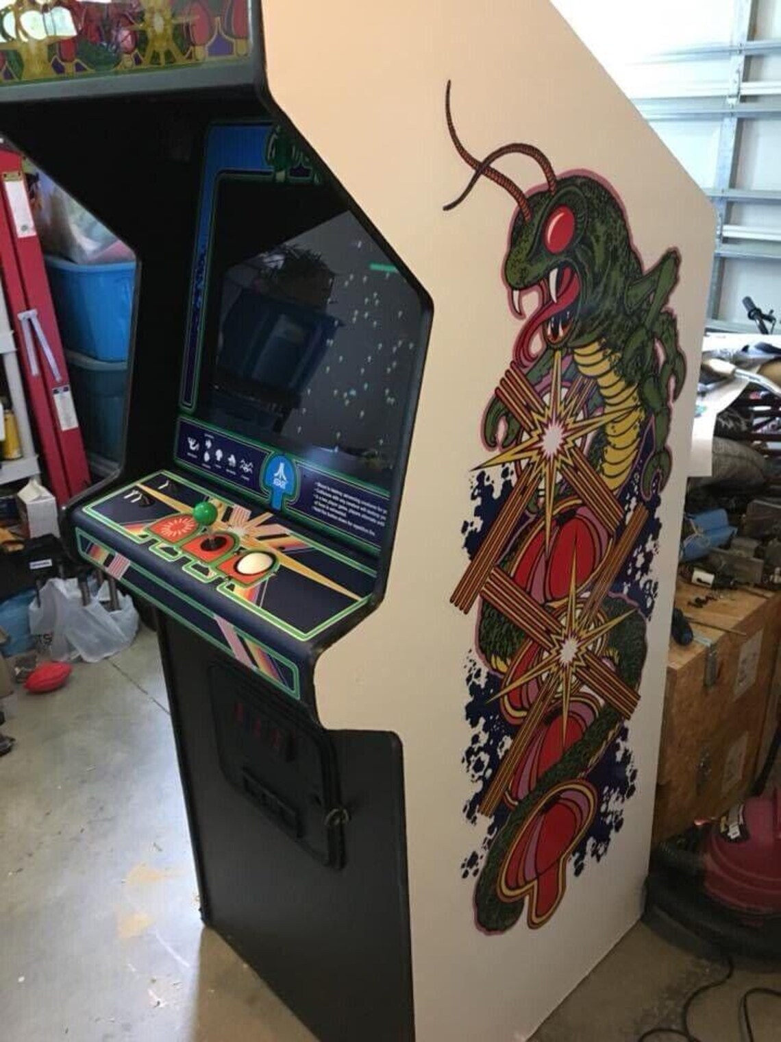 Centipede Arcade Side Art 2pc Die Cut No White Background High Quality ...