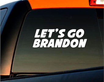 LET'S GO BRANDON Vinyl Decal Bumper Window Sticker - Etsy