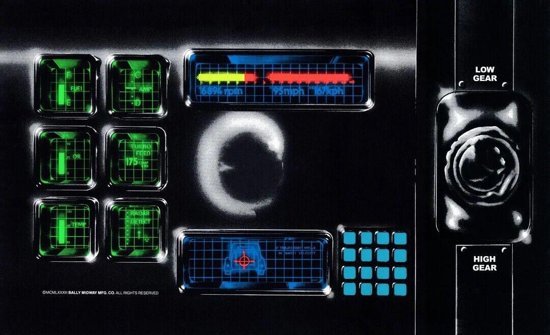 Spy Hunter Arcade Control Panel Overlay CPO Textured Laminate - Etsy