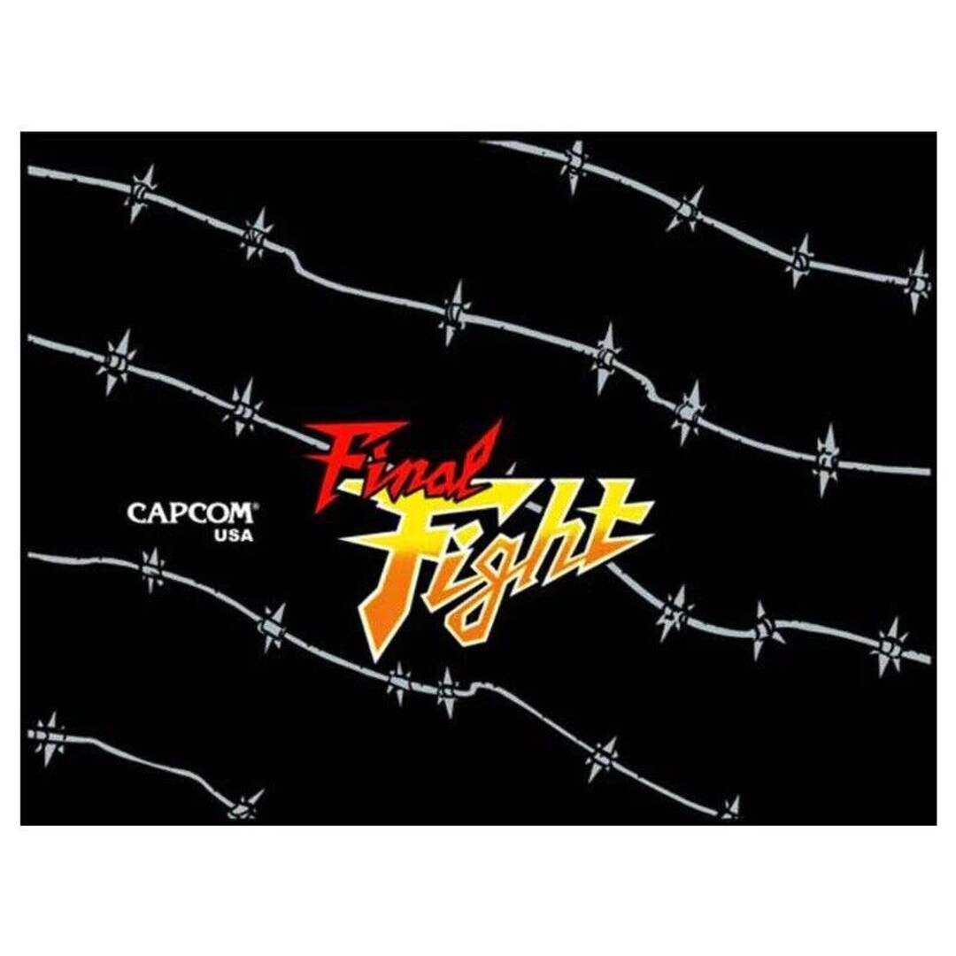 Final Fight Arcade Control Panel Overlay CPO Textured Laminate - Etsy