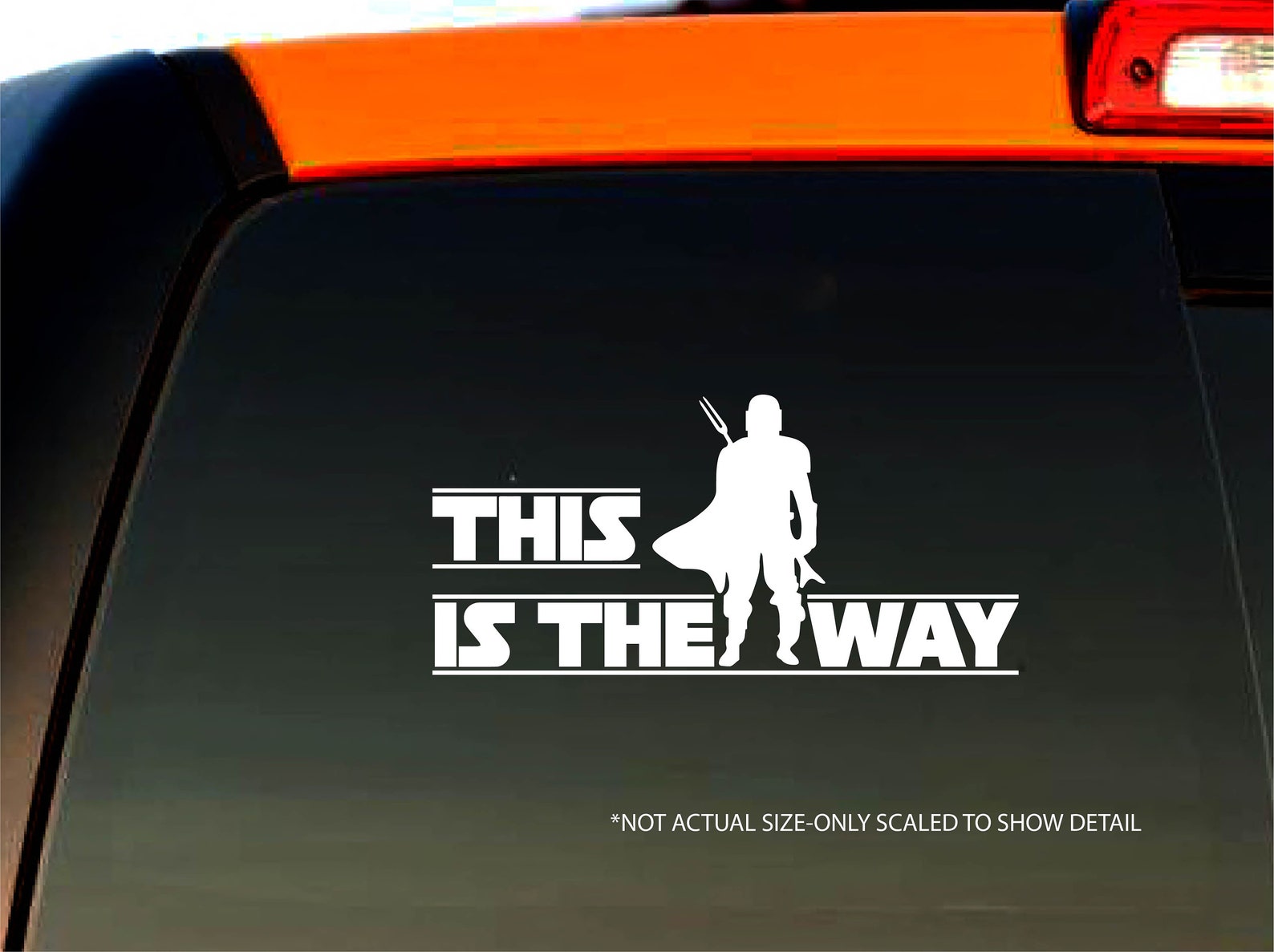 This is the Way Decal Bumper Sticker Window Decal Laptop - Etsy