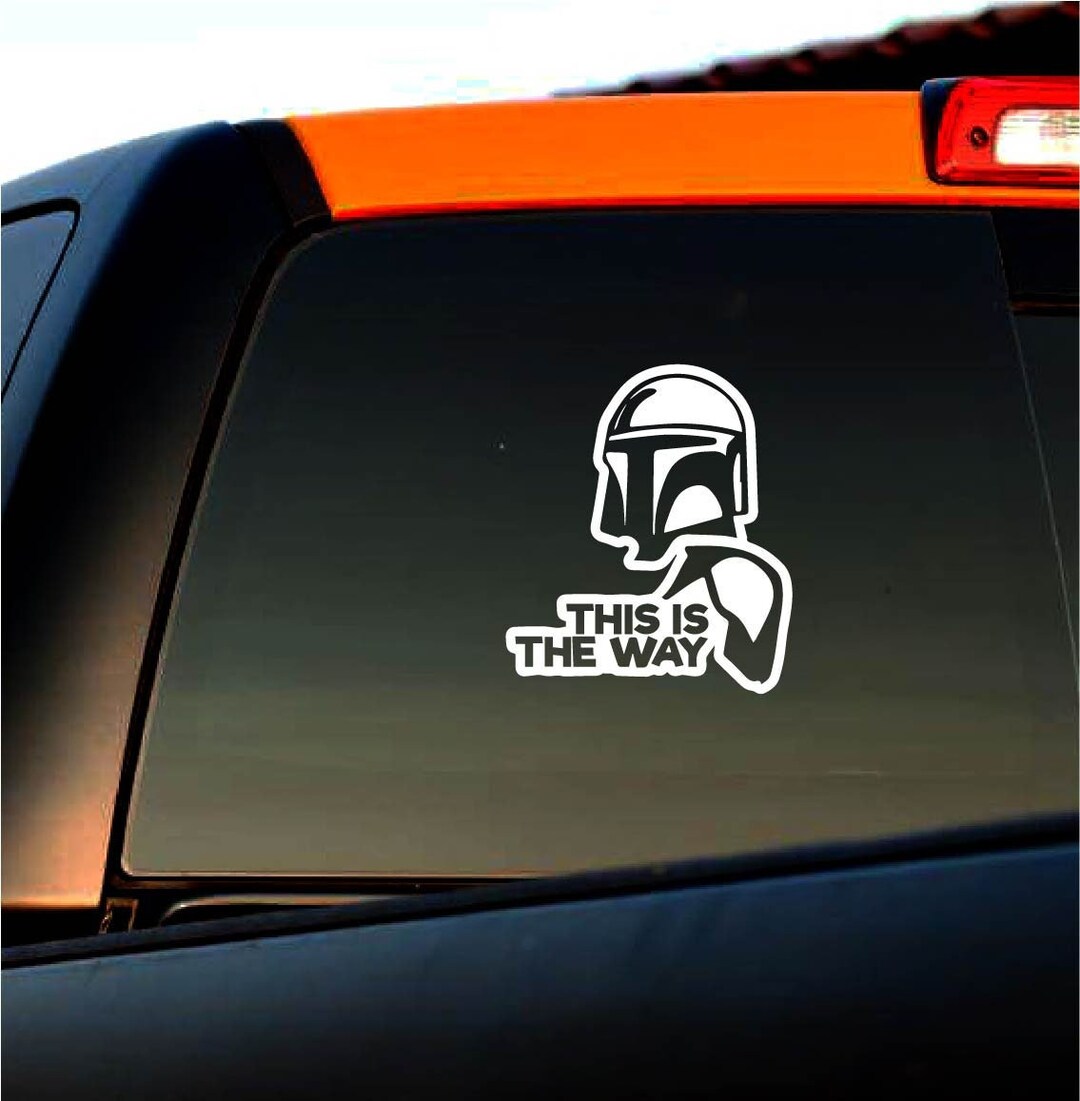 This is the Way Vinyl Decal - Bumper Sticker - Etsy