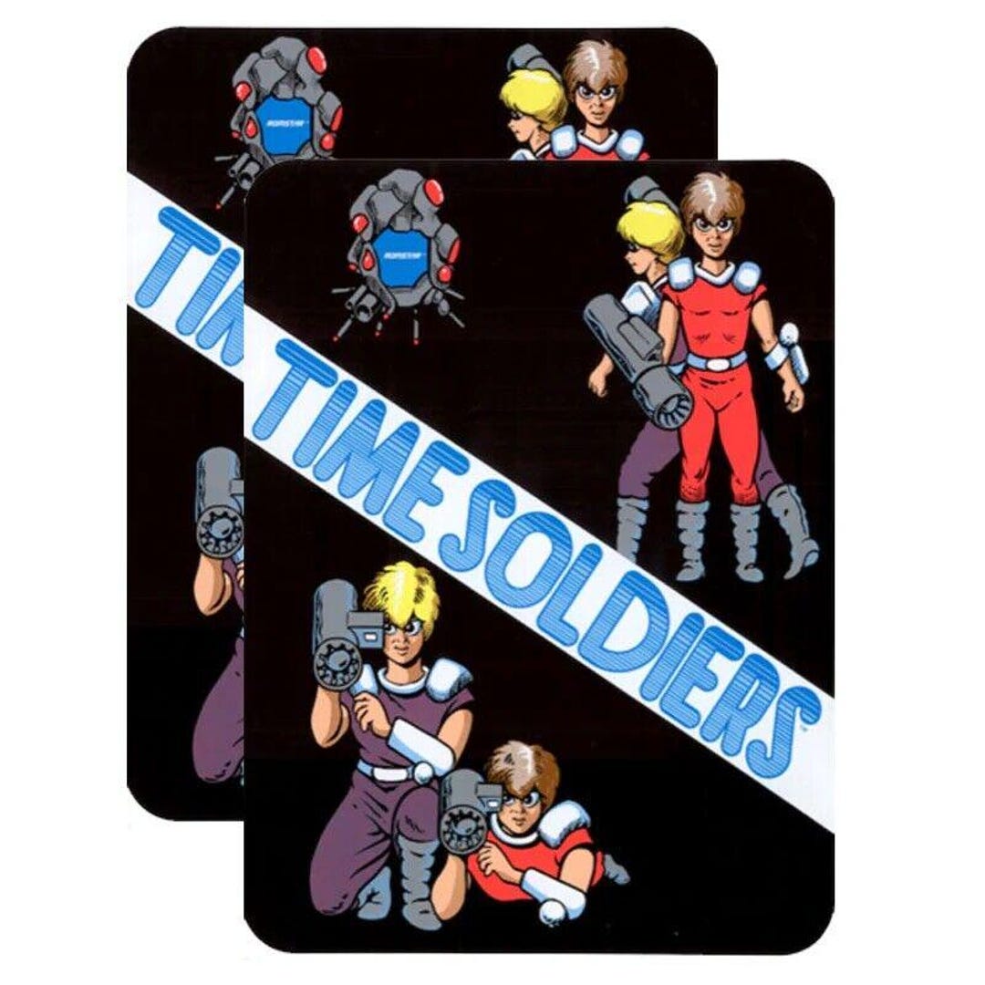 Time Soldiers Arcade Side Art 2 Piece Set Romstar - Etsy
