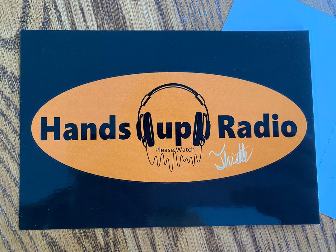 Hands up Radio Signature 4x6 Postcard Print - Etsy