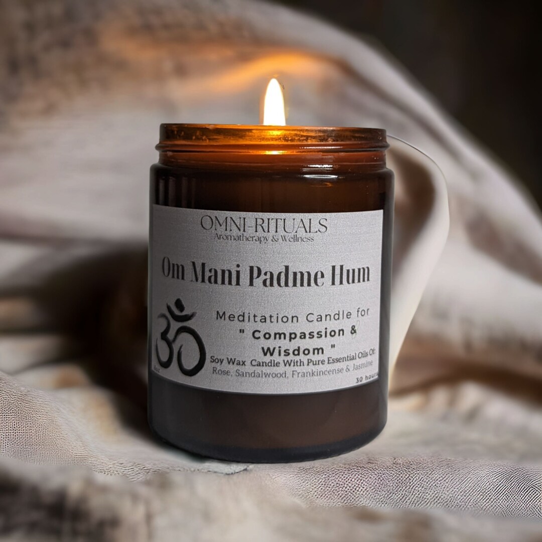 A Candle For: Compassion Om Mani Padme Hum Serene Mother's Day Gift ...