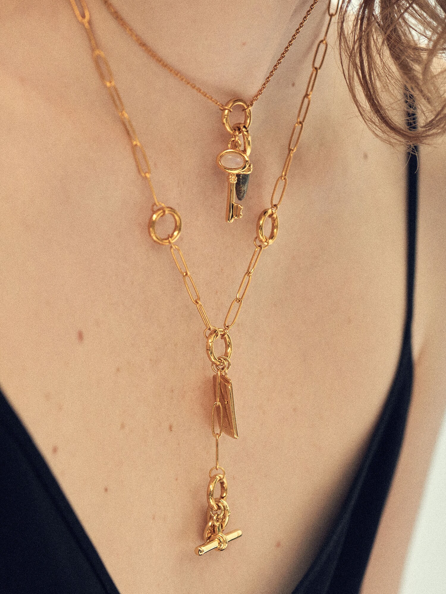 Triple Link Paperlink Chain Necklace Available in 355mm - Etsy