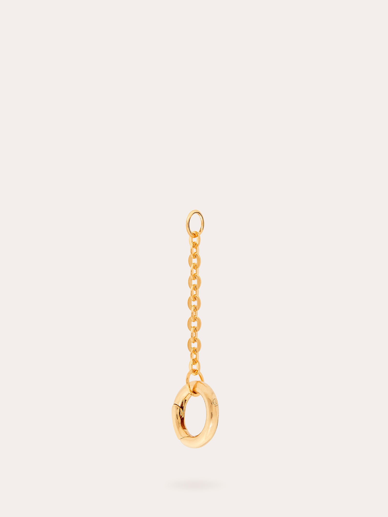 Cable Drop Chain Clasp Connector - Recycled Sterling Silver With 18kt ...