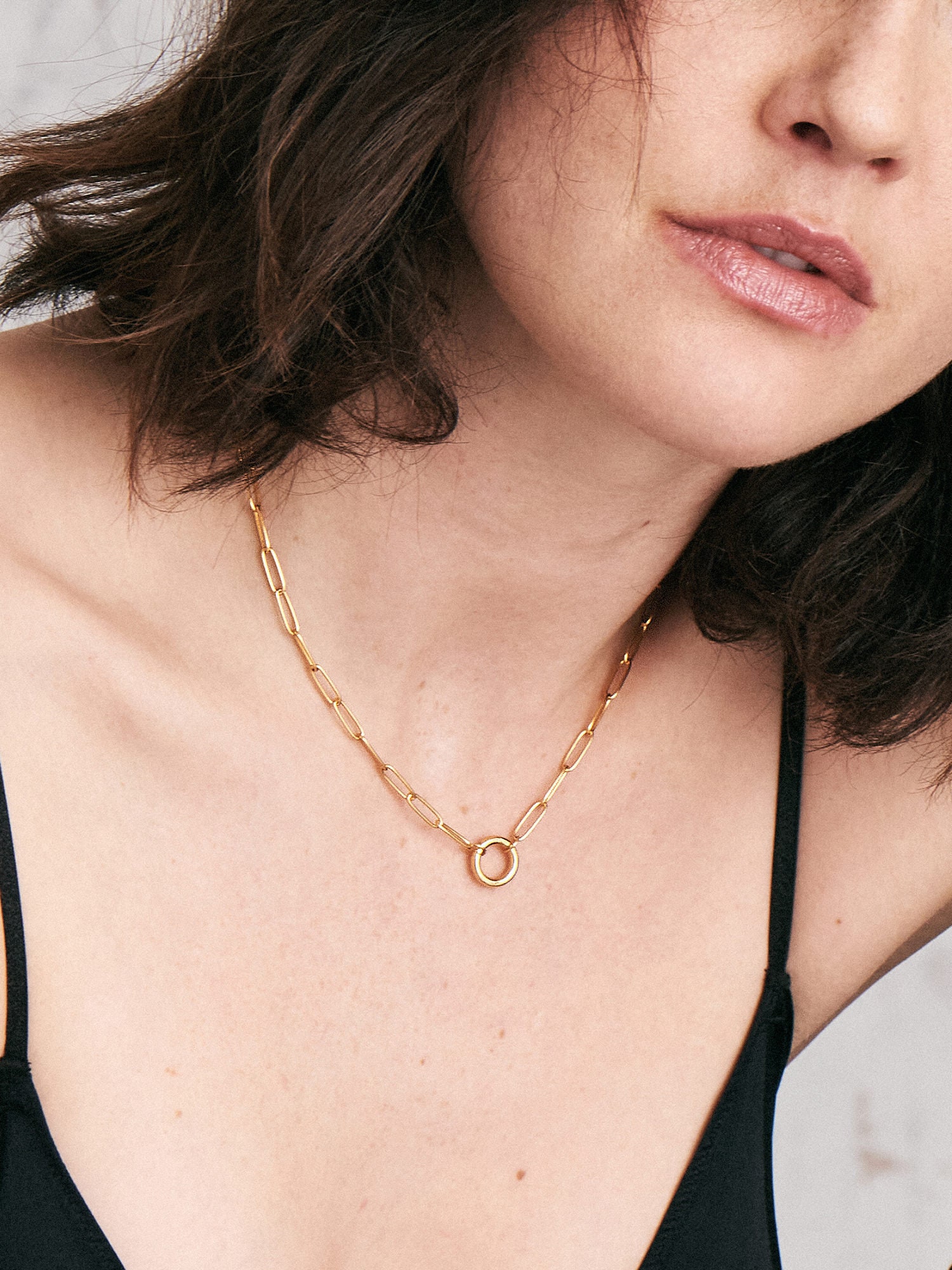 Single Link Paperlink Chain Necklace Available in 355mm - Etsy