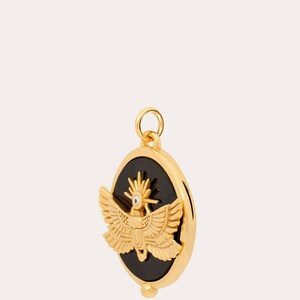 Scarab Beetle Medallion - Recycled Sterling Silver With 18kt Gold ...