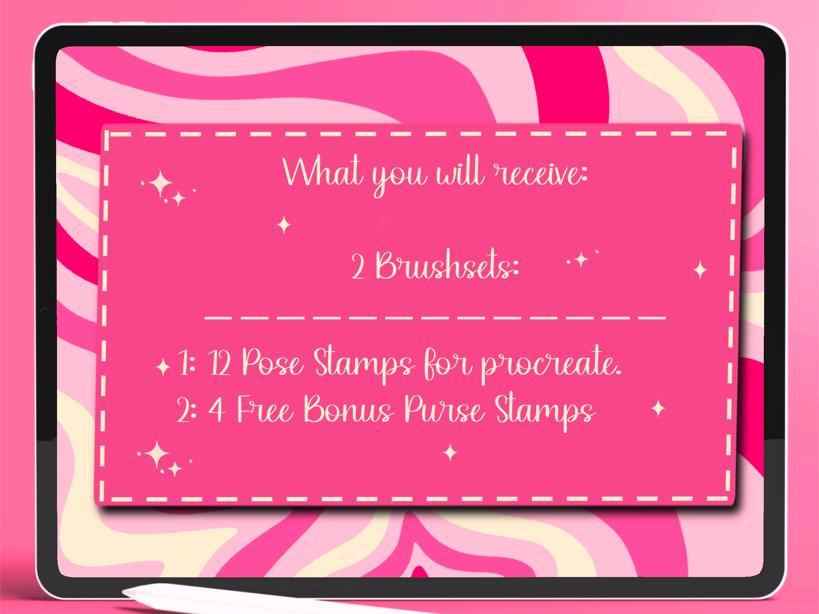 Procreate Pose Stamps | Procreate Body Stamp | Female Pose Stamps ...