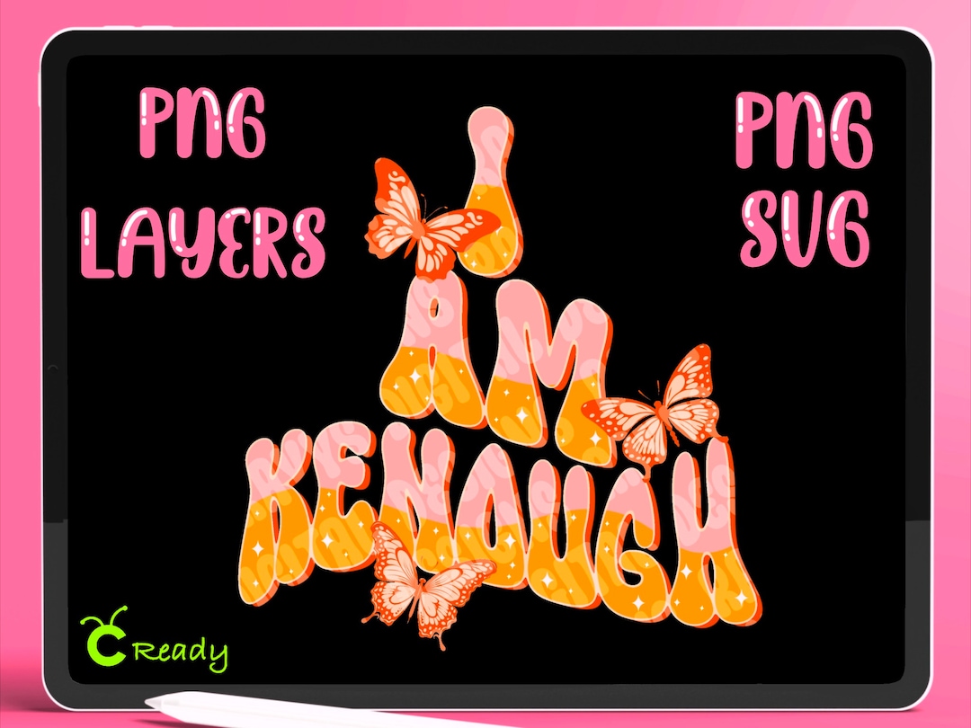 I am K enough ken svg files k enough svg k enough png - Etsy Portugal