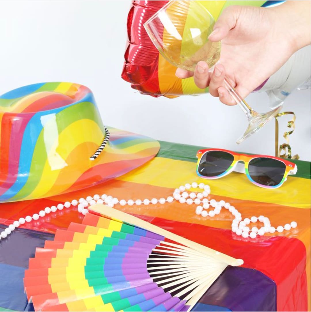 Pride Party Pack Decorations/tableware Including Plates/cups/napkins ...