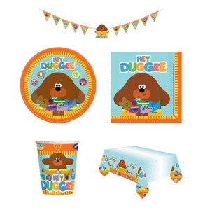 Hey Duggee Party Decorations/tableware Including Plates/cups/napkins ...