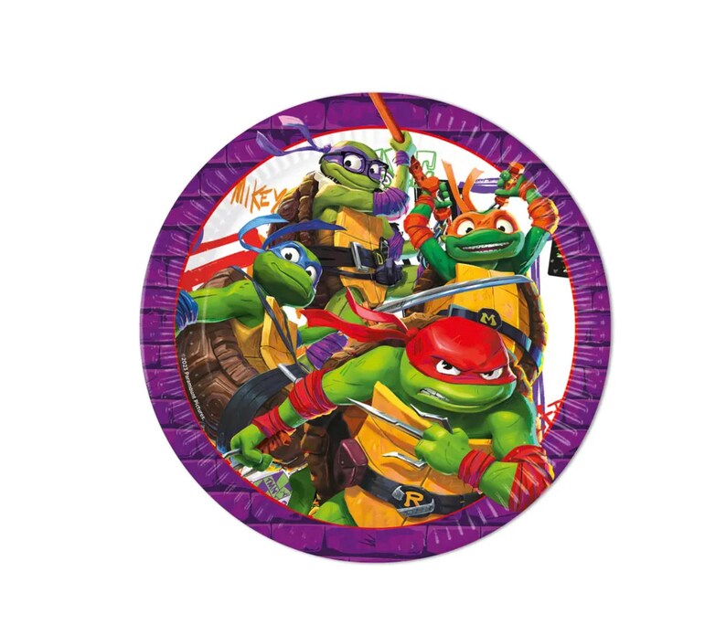 Teenage Mutant Ninja Turtle Party Pack Tableware/decorations Including ...