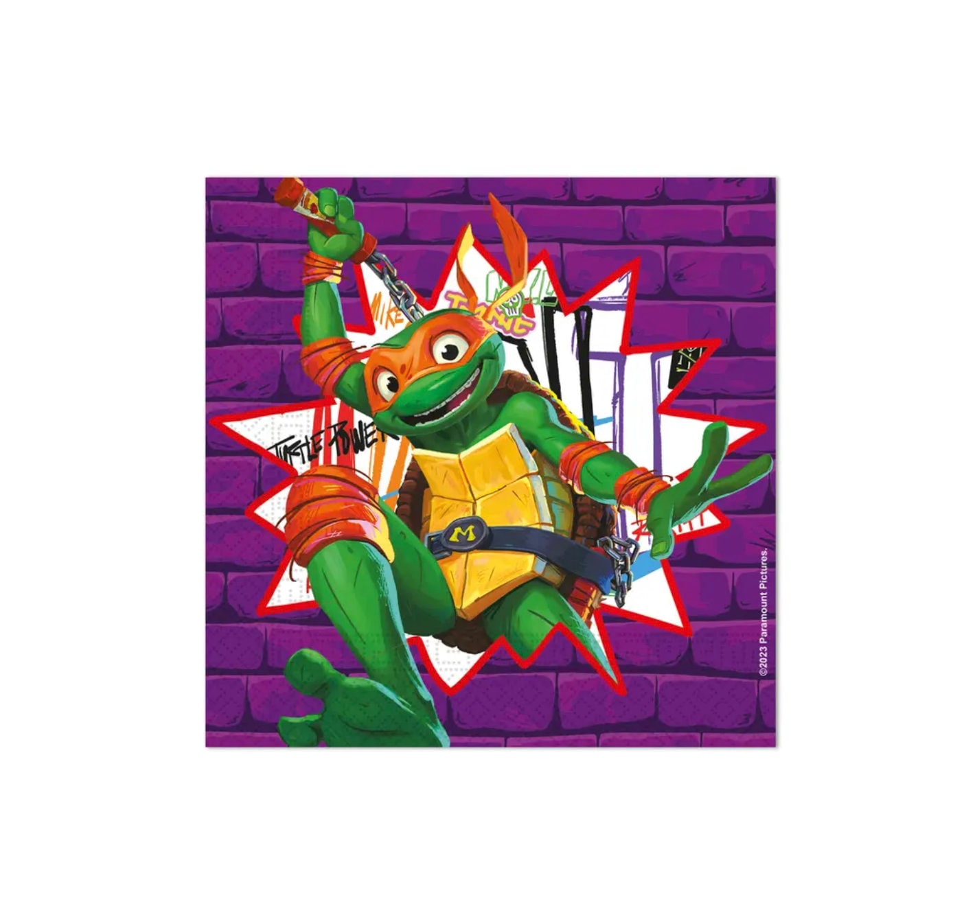 Teenage Mutant Ninja Turtle Party Pack Tableware/decorations Including ...
