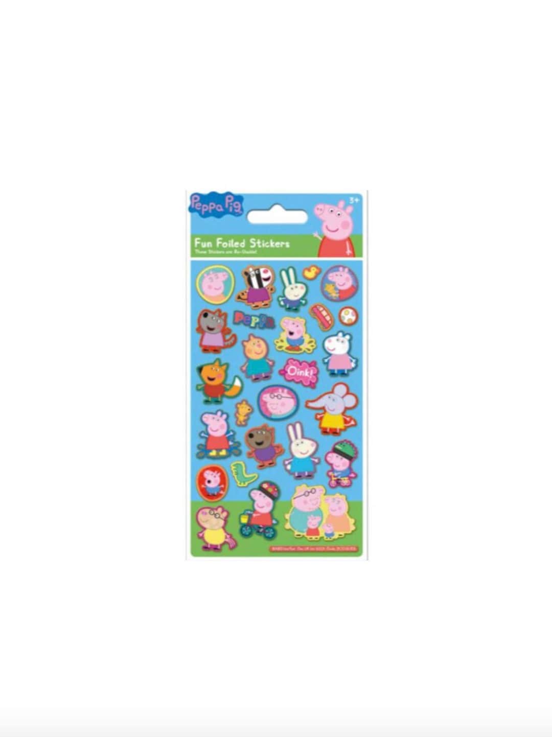 Peppa Pig Sticker Sheet 1 Pack Peppa Girls Stickers Peppa - Etsy