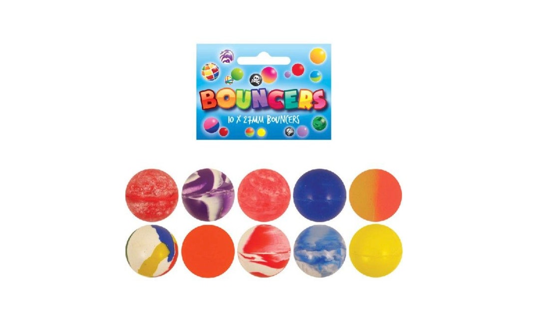 Bouncy Balls Colours Pack (10 Pack), Bouncy Balls, Bouncy Ball, Toys ...