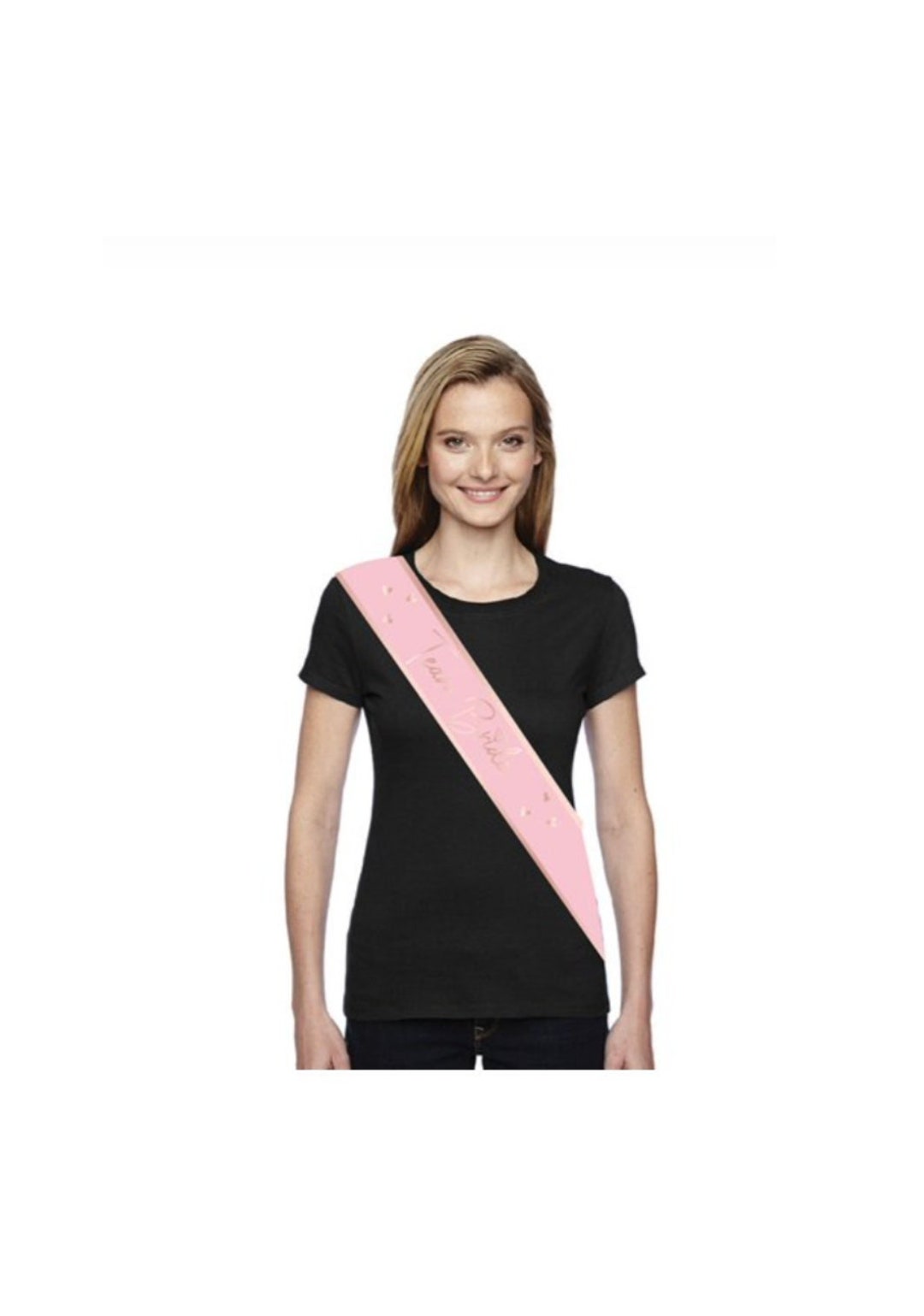 Team Bride Sash's Pink & Gold, Hen Do Sash, Hen Do Accessories, Hen Do ...