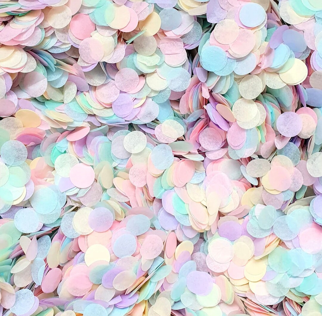 Pastel Confetti (1 Pack, 10g), Party Confetti, Pastel Party, Pastel ...