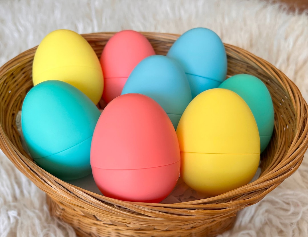 Childs Non Toxic Silicone Easter Egg, Kids Eco Friendly Play Egg, Child ...