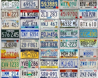 License Plate I Spy Game - Etsy