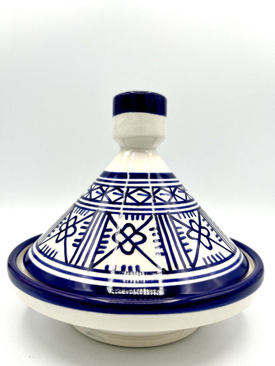 Mini Moroccan Tagine for Condiments Artisanal Ceramic for Salt, Sugar ...