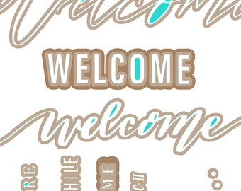 Welcome SVG - Etsy