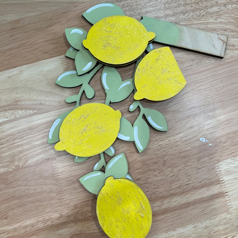 Lemon Wood Cutout - Etsy