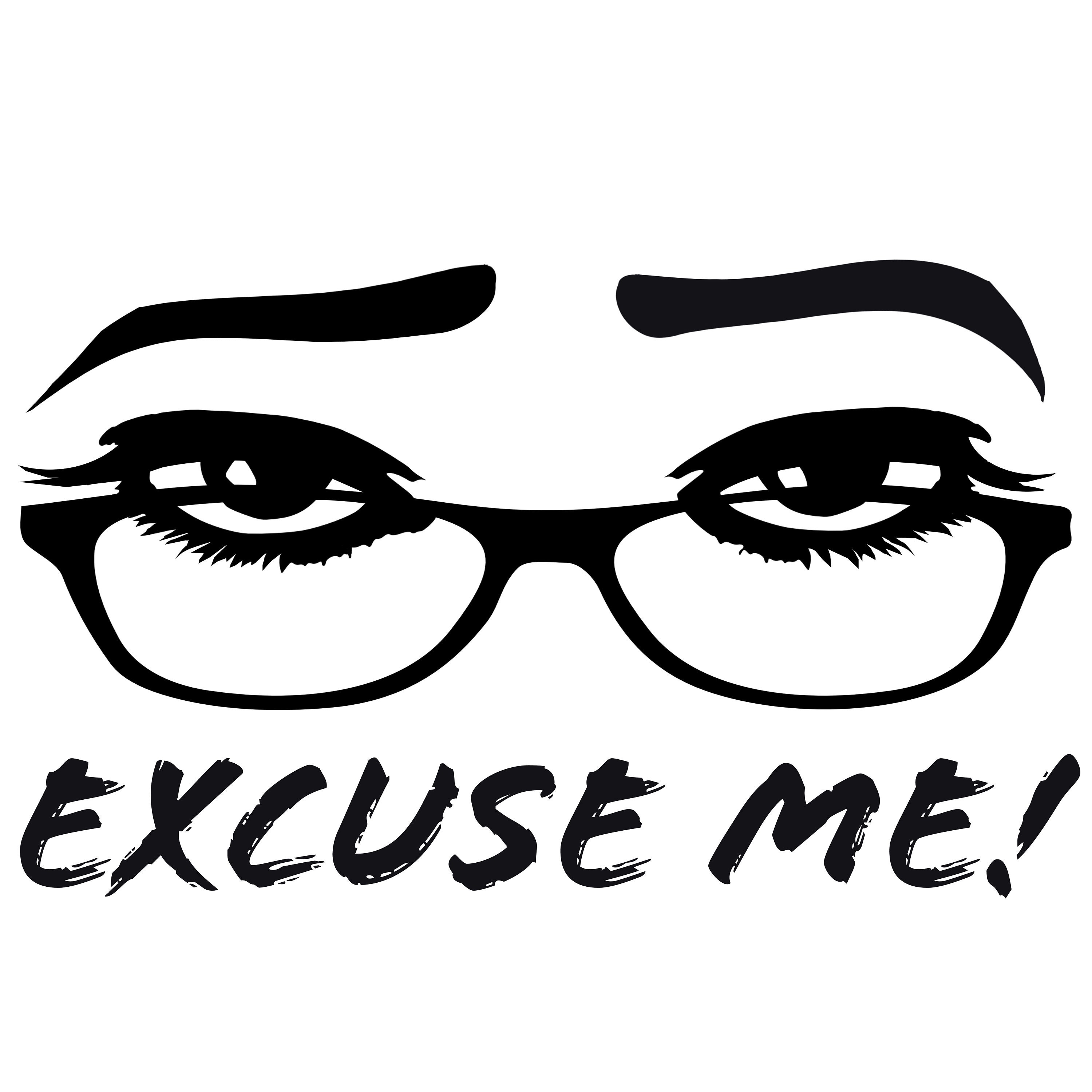 SVG Excuse Me File for Cricut Instant Download DXF PNG - Etsy