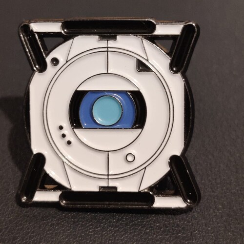 Wheatley Portal Pin Aperture Science Enamel Pin - Etsy