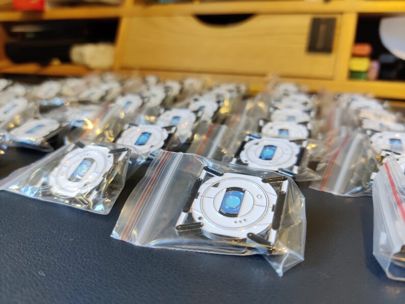 Wheatley Portal Pin Aperture Science Enamel Pin - Etsy