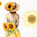 Printable Sunflower Undated Calendar - 12-month Undated Calendar - Etsy