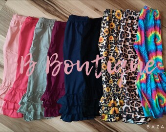 Ruffle Bottom Pants - Etsy