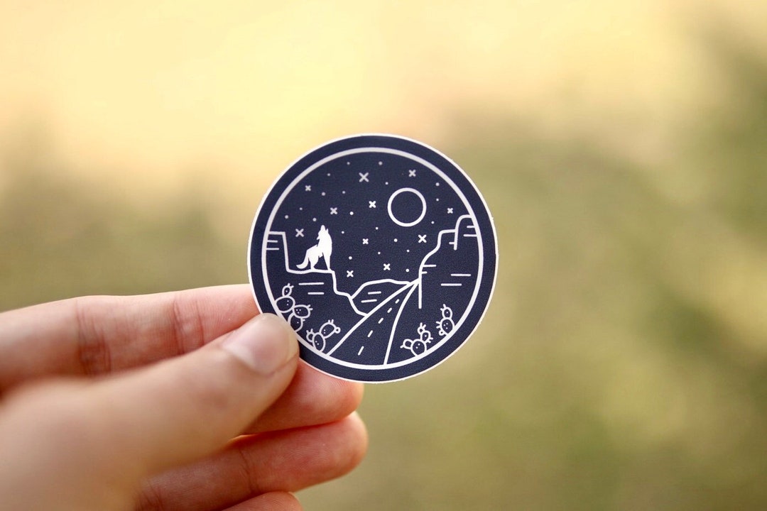 Starry Night Vinyl Sticker, Laptop Decal, Waterproof Sticker - Etsy