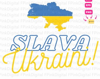 Slava Ukraine Svg - Etsy