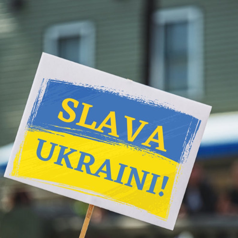 Slava Ukraini Ukraine SVG Ukraine Flag Dxf/png/eps Cut | Etsy Norway