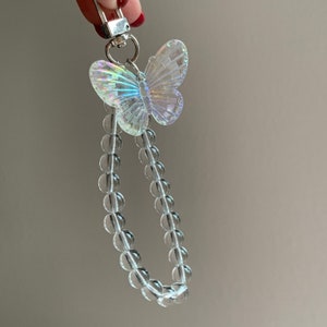 Cute Butterfly Charm Key Chain, Keychain Charm, Gift Ideas, Wristlet ...
