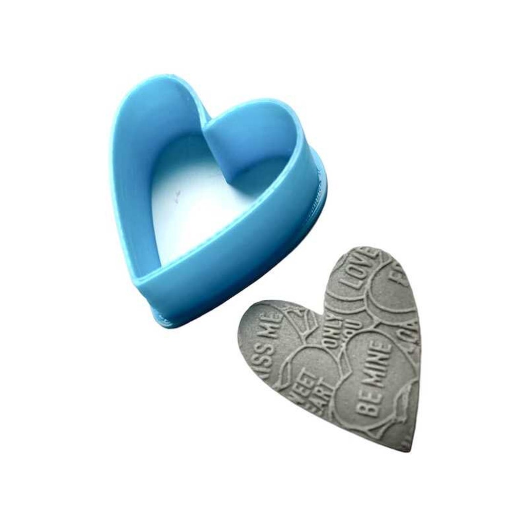 Paku Malzeme 3d-plastic Mini Cutter Tall Heart; 3,0*2,7 Cm(texture ...