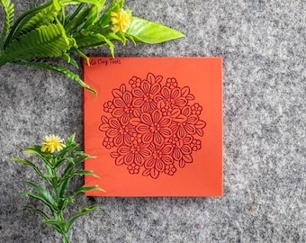 DOODLE Texture Mat for Polymer Clay, Polymer Clay Rubber Texture Mat ...