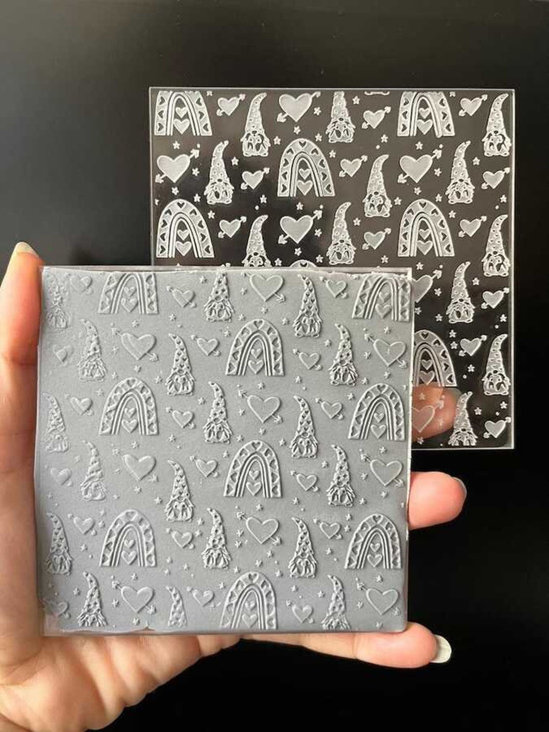 Paku Malzeme Pop-it Stamp Kaşe Valentines Background-5; 10,0*10,0 Cm ...
